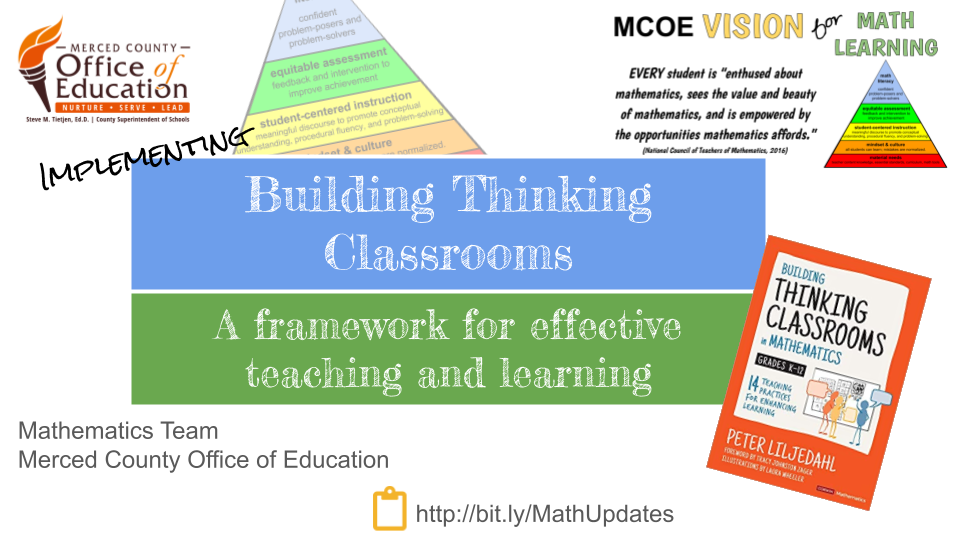 Math-LGE: Building Thinking Classrooms